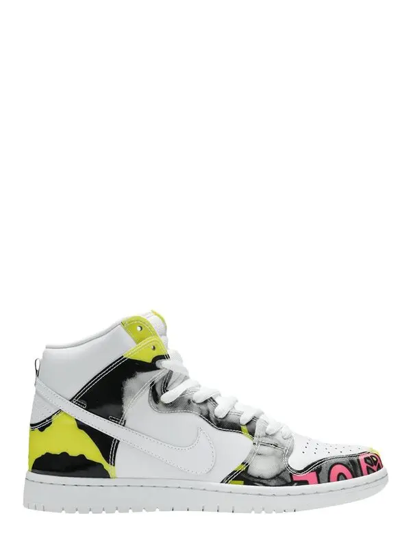 Nike Dunk High Premium Sb Qs 'de La Soul' Special Box Sneakers - White