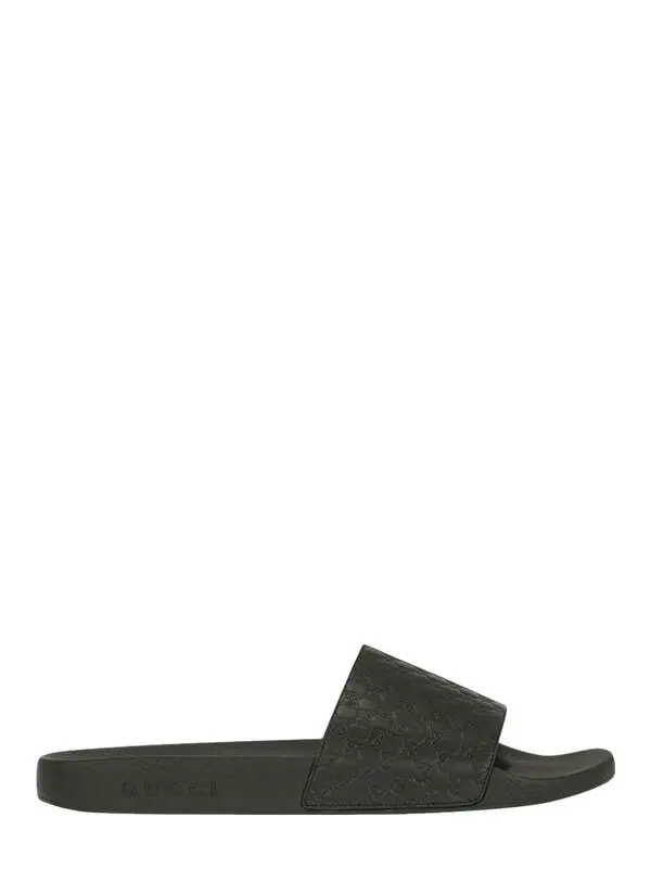 Gucci Microssima Slide - Black