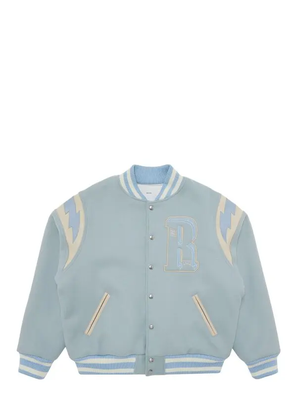 Rhude Lighting Varsity Jacket - Green
