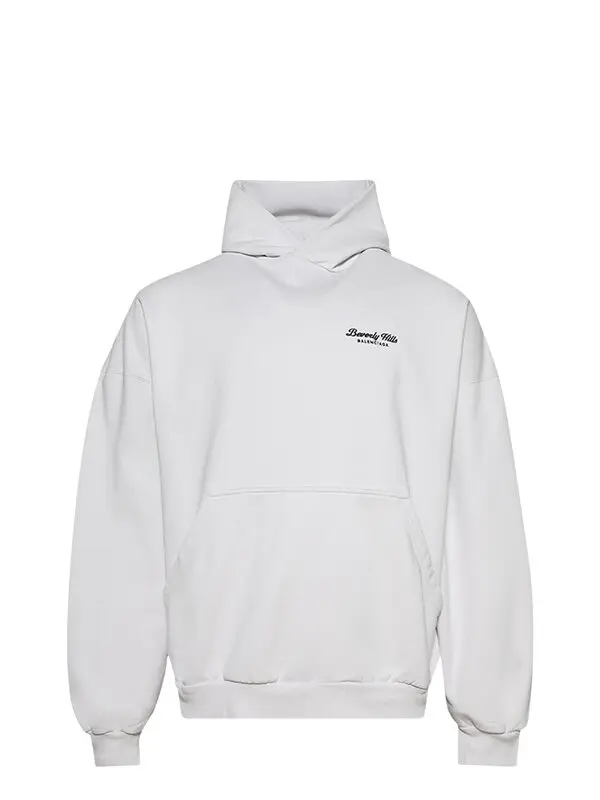 Balenciaga Beverly Hills Oversized Hoodie - White