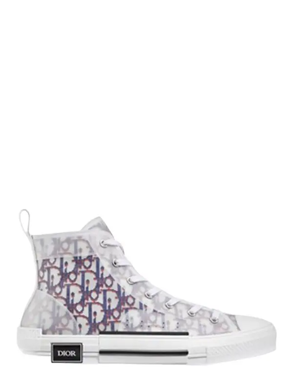Dior B23 High Top Sneakers - White