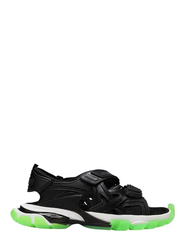 Balenciaga Track Sandal With Clearsole - Black