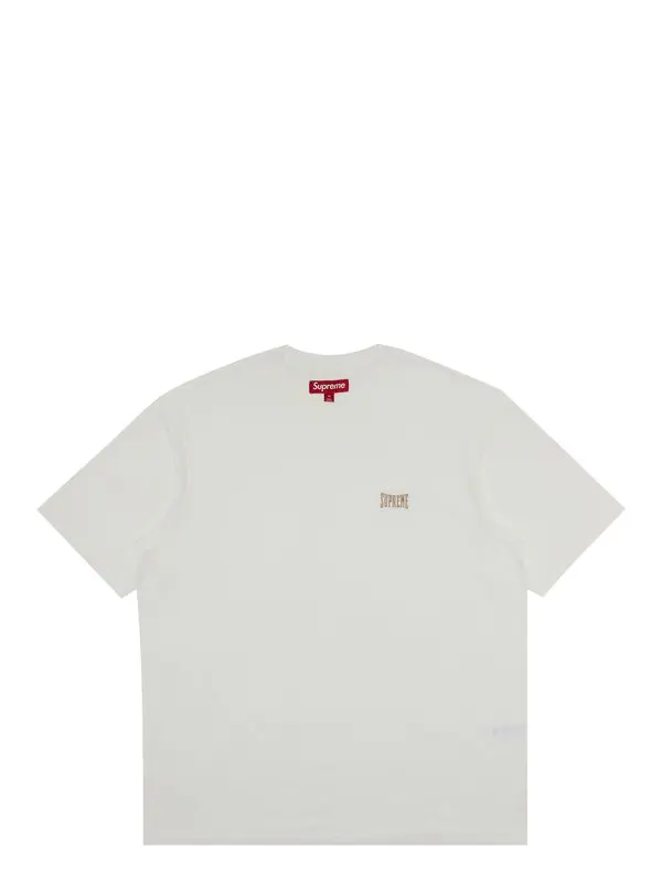 Supreme Warm Up Washed Short-sleeve Top - White