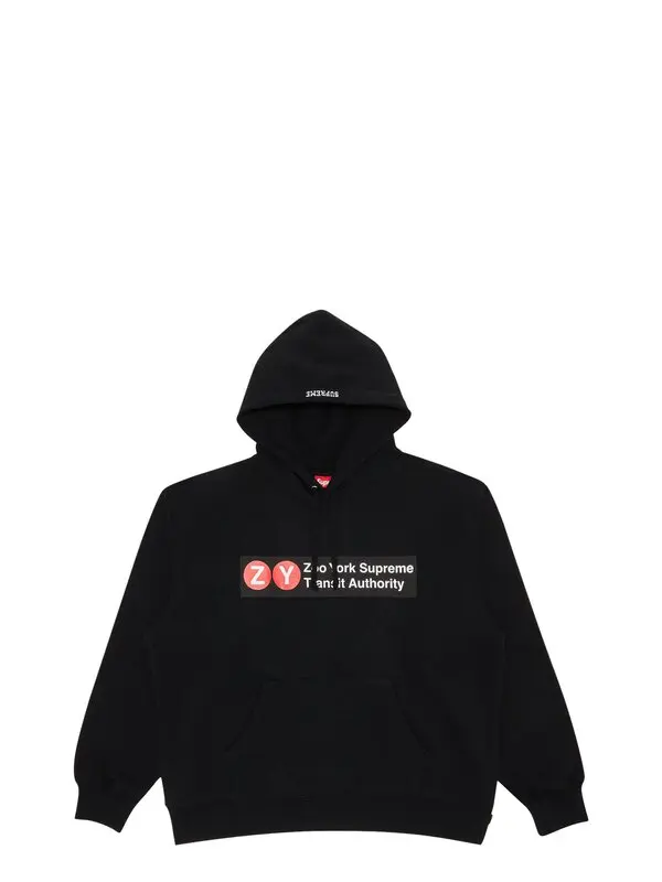 Supreme X Zoo York Hooded Sweatshirt - Black
