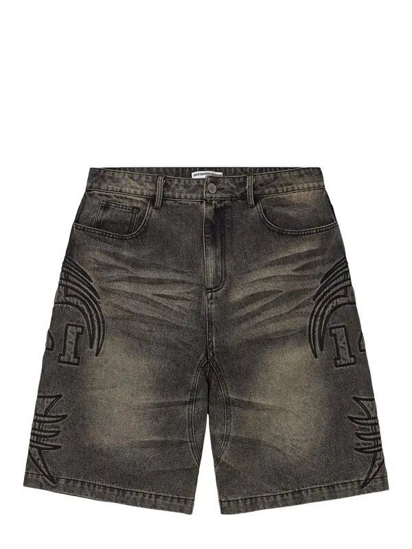 VALE FOREVER Armor Jorts - Black