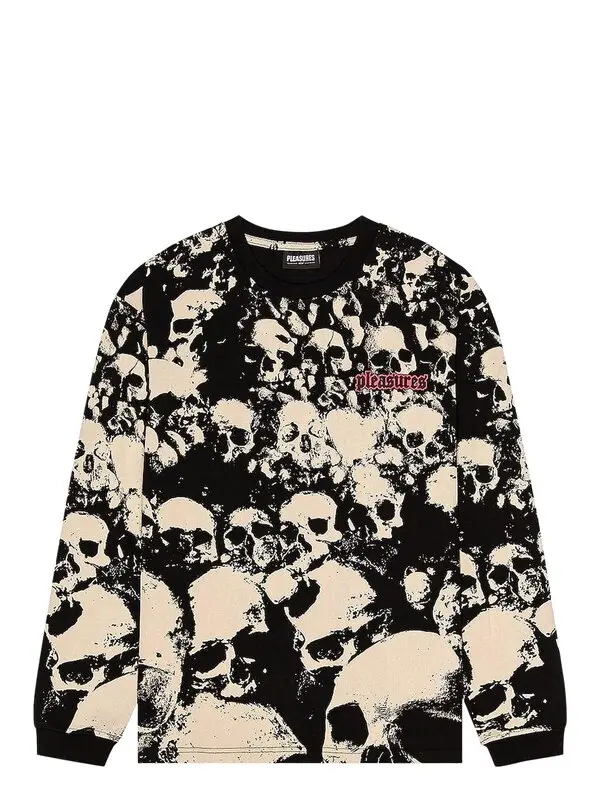 PLEASURES Despair Long-sleeve Shirt - Black