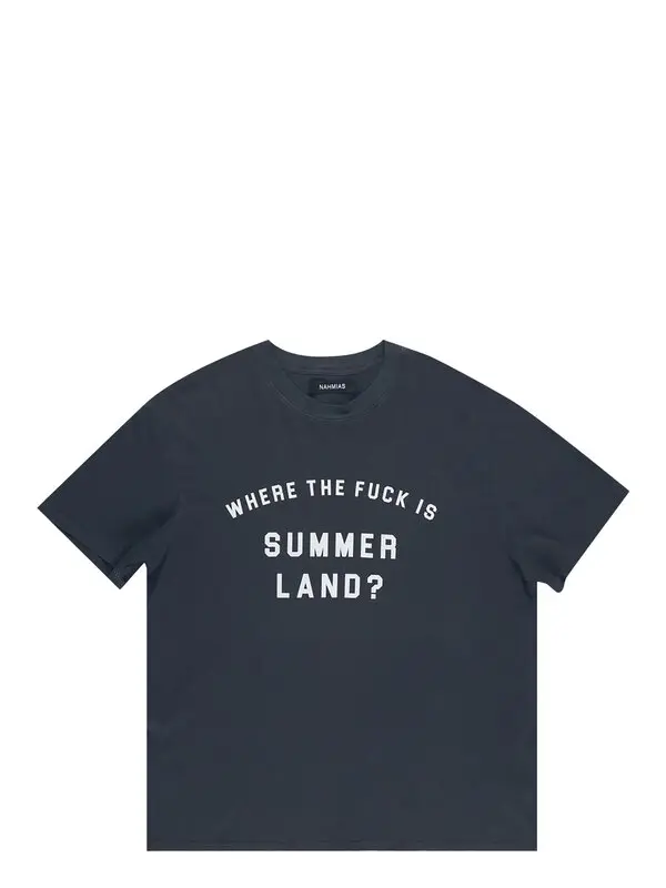 NAHMIAS Printed T-shirt - Black
