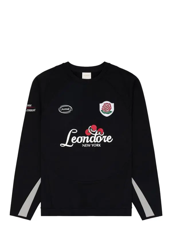 Aimé Leon Dore Team Leon Performance Crewneck Sweatshirt - Black