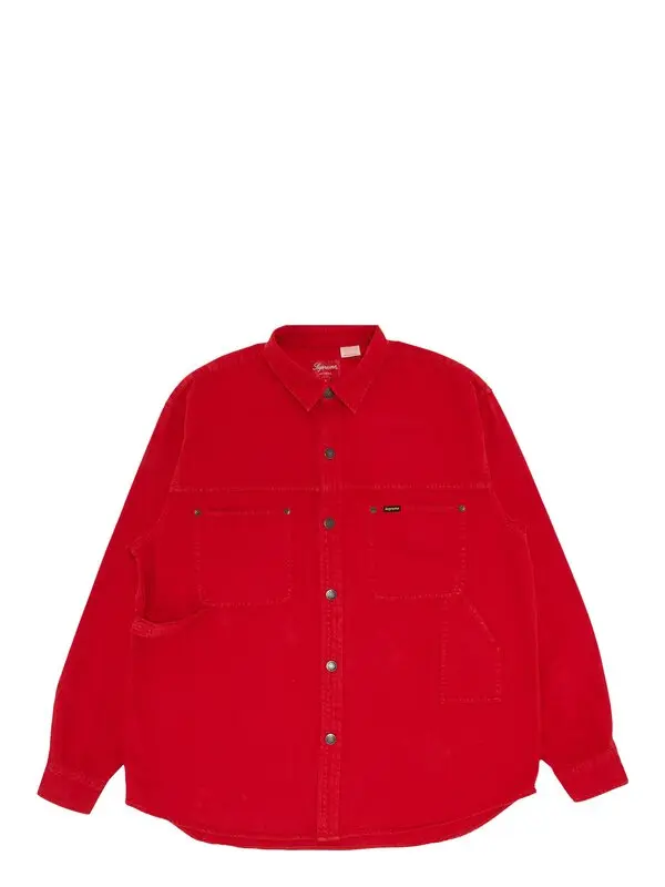 Supreme Denim Painter Shirt - Red
