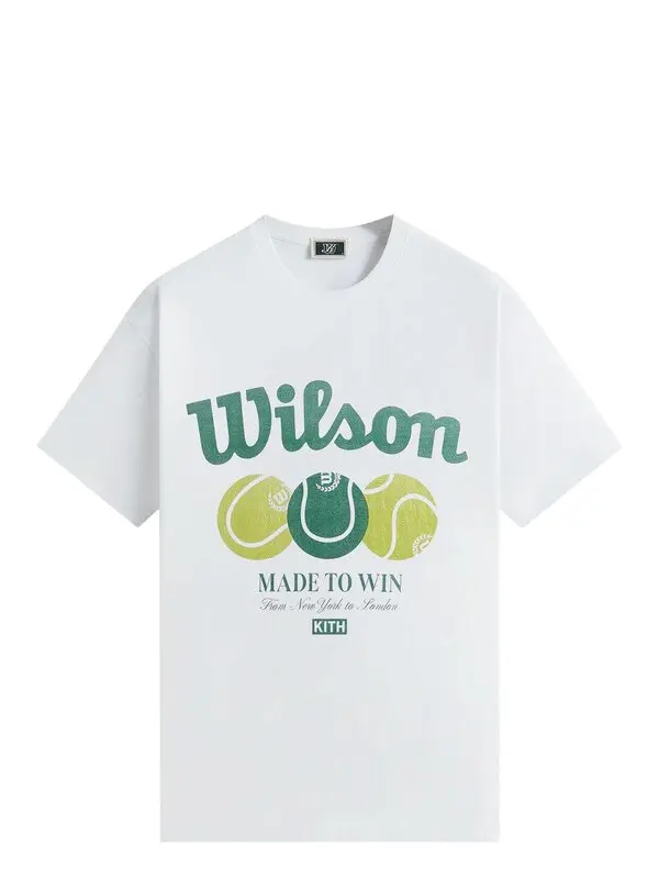 Kith X Wilson Made To Win Vintage Tee - White