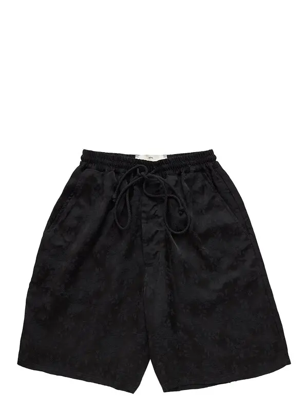 SONG FOR THE MUTE Elasticated Shorts - Black