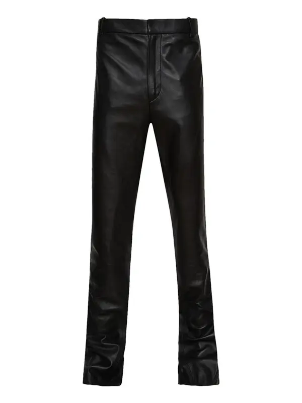 Off-White Belted Lea Super Skinny Pant - Black