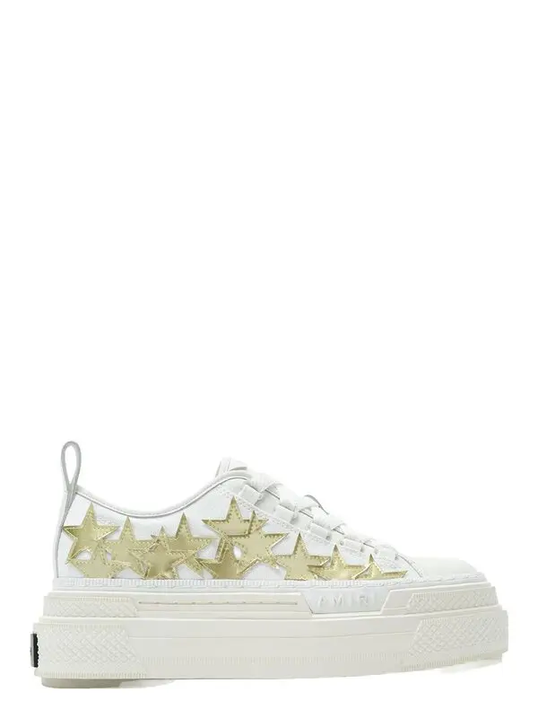 Amiri Stars Platform Court Low - White