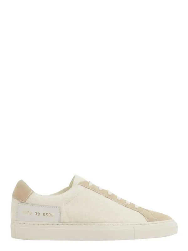 COMMON PROJECTS Retro Wool Sneakers - White