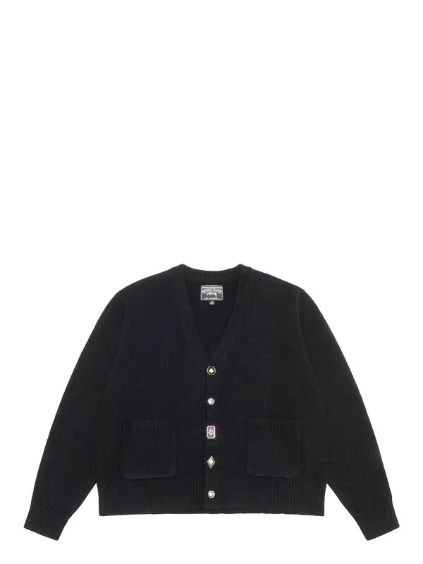 StÜssy X Denim Tears Suits Cardigan - Black