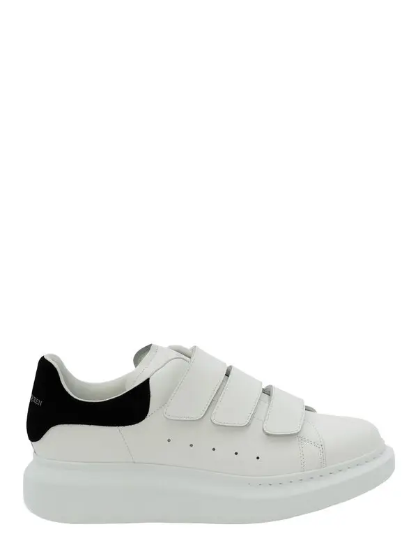 Alexander McQueen Oversized Triple Strap Sneakers - White