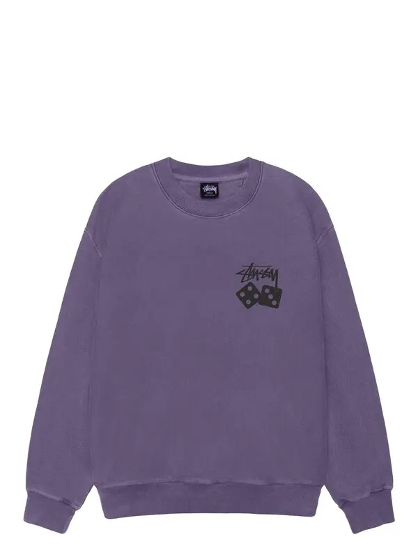 StÜssy Dice Crewneck - Purple