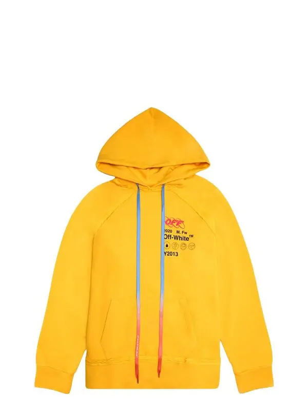 Off-White Industrial Y013 Incomplete Hoodie - Yellow