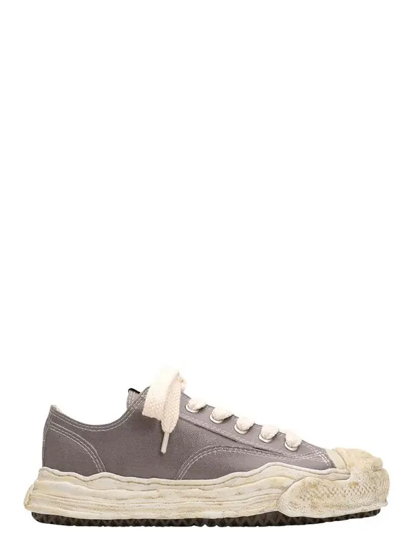 Mihara Yasuhiro Hank Og Sole Silicon Coating Canvas Low - Grey