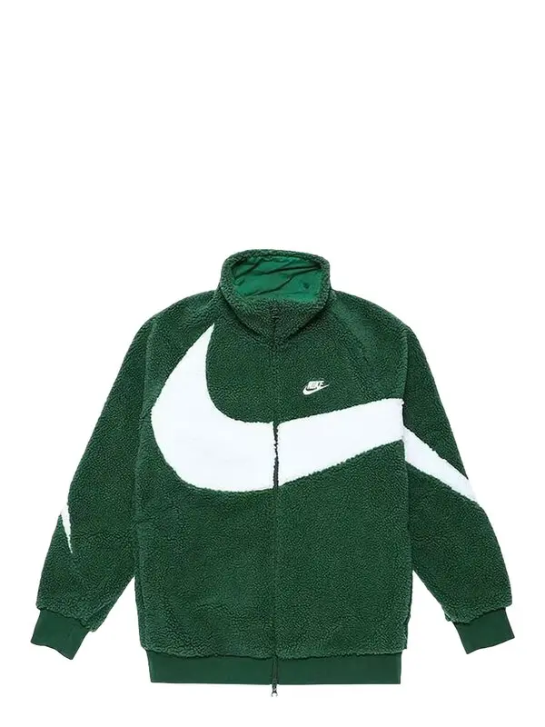Nike Big Swoosh Reversible Boa Jacket - Green