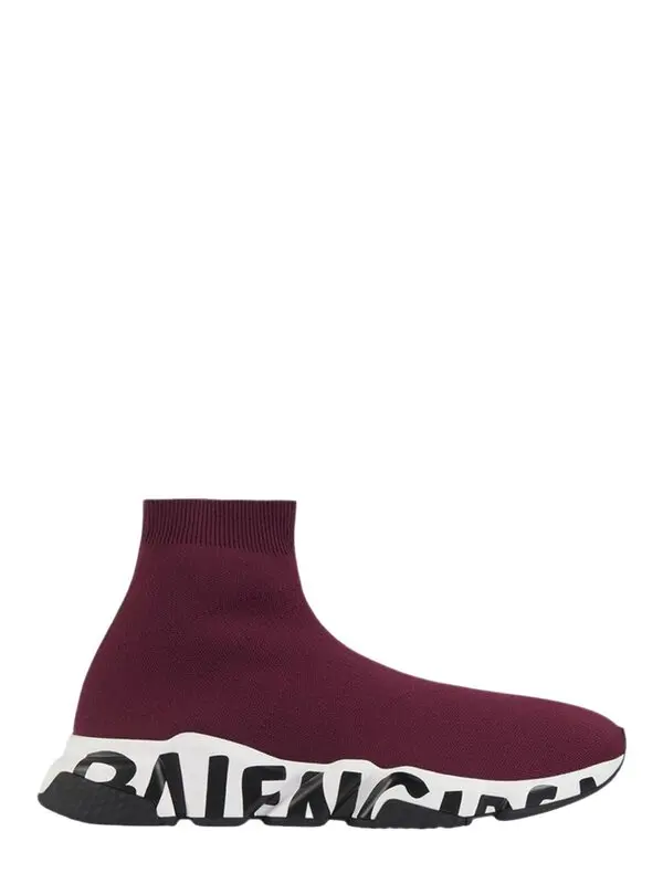 Balenciaga Speed Trainer Midsole Graffiti - Purple