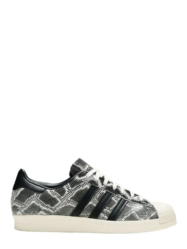 Adidas Superstar 80s Snakeskin Sneakers - Black