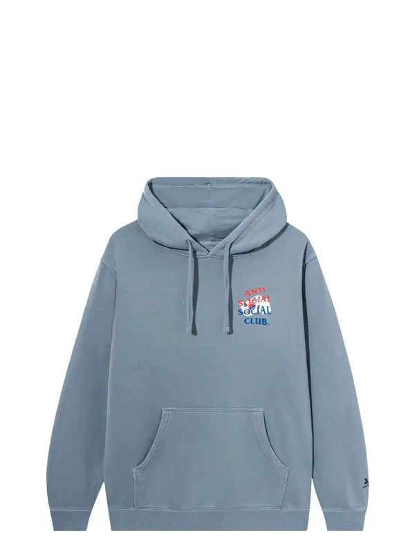 ANTI SOCIAL SOCIAL CLUB X Case Study Flag Hoodie - Blue