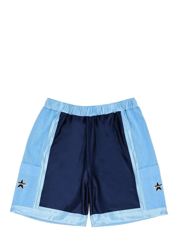 Supreme Side Pocket Basketball Short - Blue