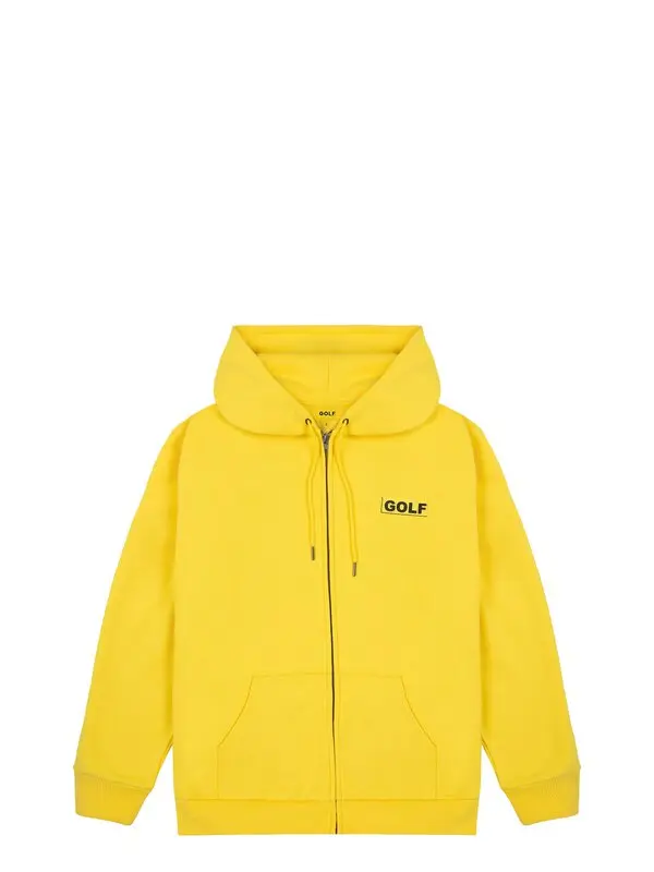 GOLF WANG Collage Zip Up Hoodie - Yellow
