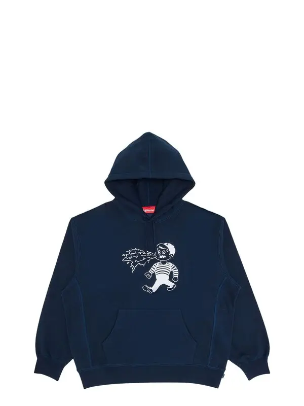 Supreme X Homerun Hooded Sweatshirt - Blue