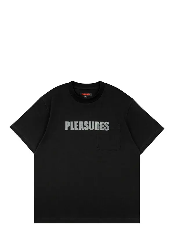 PLEASURES Impact Pocket Heavyweight Shirt - Black