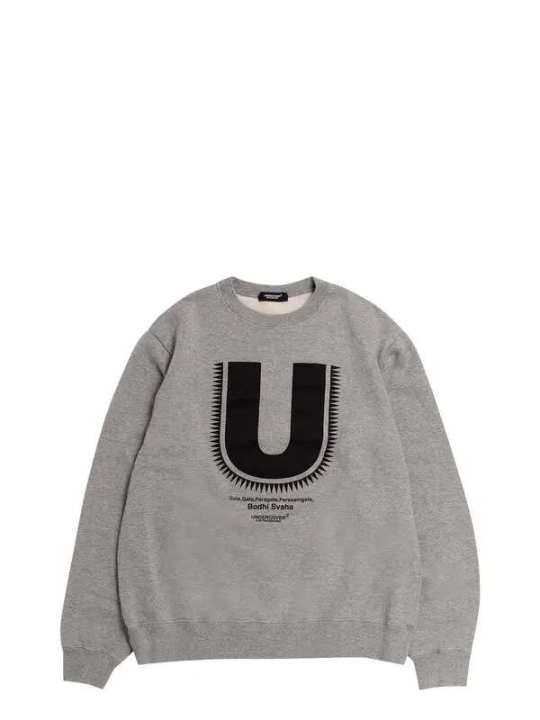 UNDERCOVERISM Printed Crewneck Sweatshirt - Grey