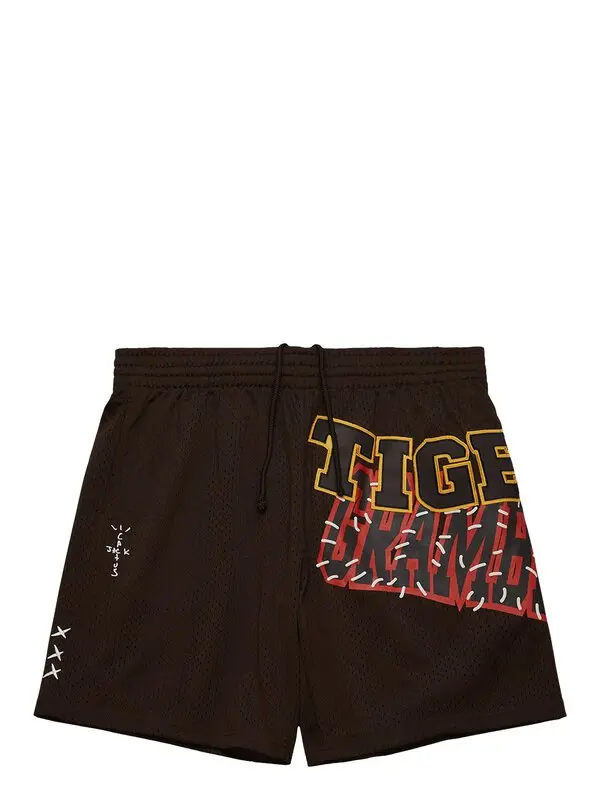 CACTUS JACK BY TRAVIS SCOTT Cactus Jack X Mitchell & Ness Grambling State University Shorts - Brown