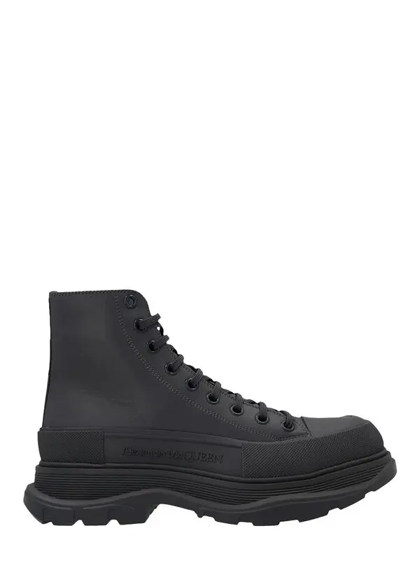 Alexander McQueen Tread Slick High Top Sneakers - Black