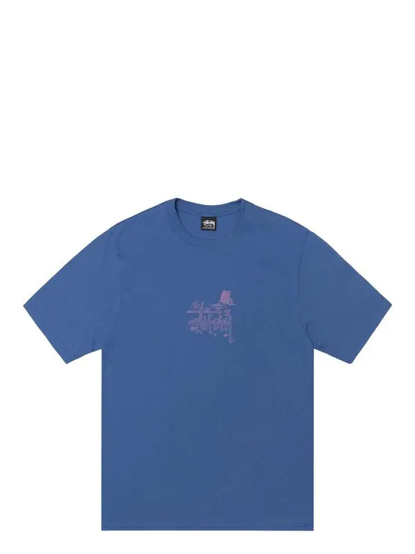 StÜssy In Bloom Tee - Blue