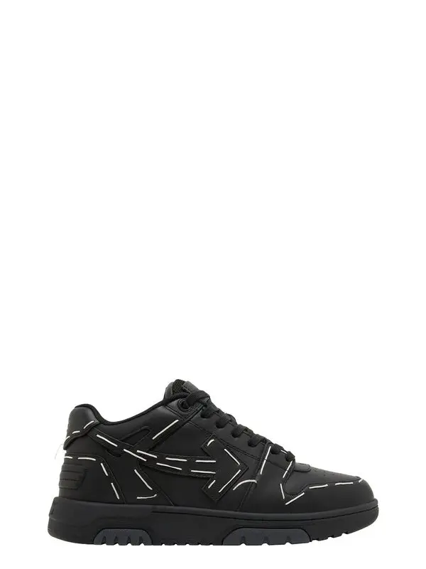 Off-White Out Of Office 'sartorial Stitch' Sneakers - Black