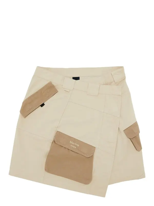 Martine Rose Wrap Cargo Skirt - Tan