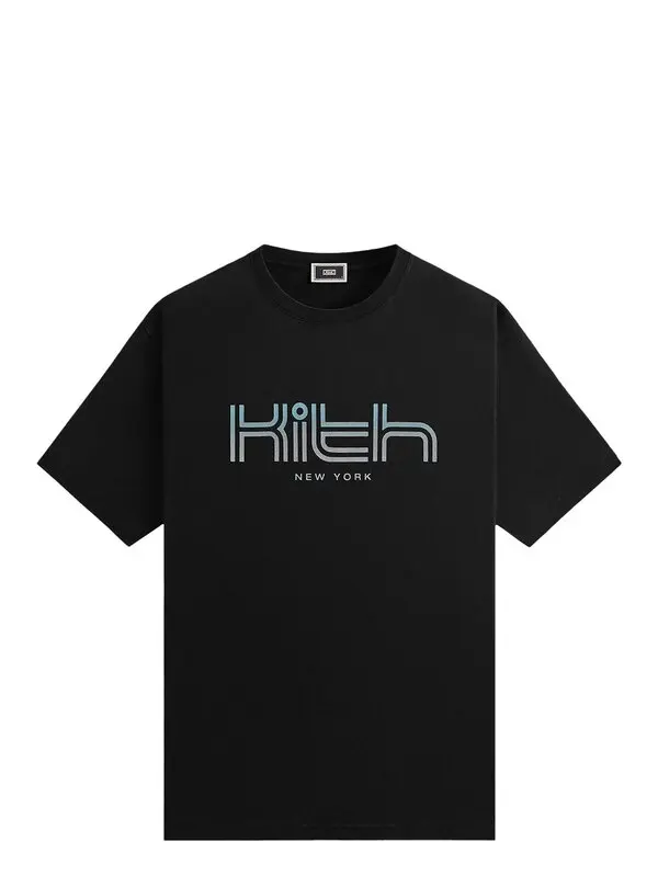 Kith For New York Techno Logo Tee - Black