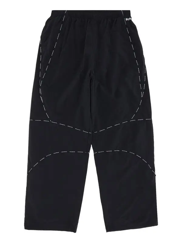 Supreme Logo Piping Track Pant - Black