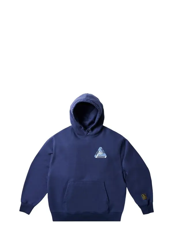 PALACE X Maharishi Tri-bonsai Dpm Hood - Blue