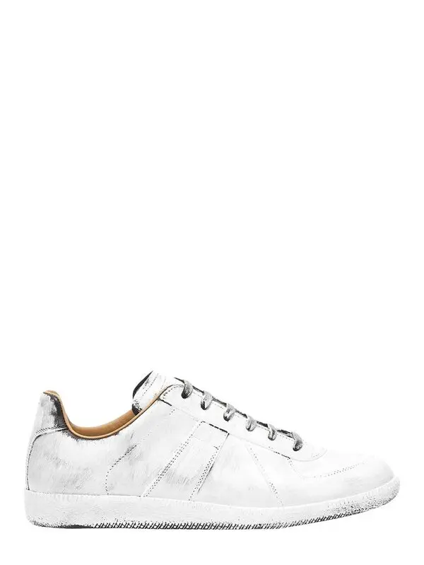 MAISON MARGIELA Replica Painted Sneakers - White