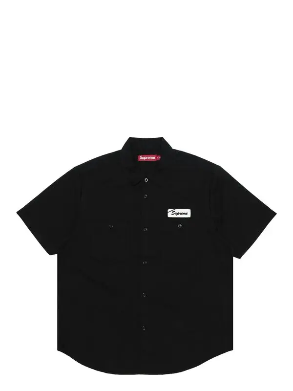 Supreme Short-sleeve Work Shirt - Black