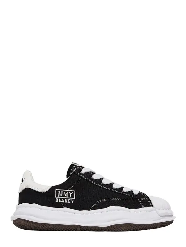 Mihara Yasuhiro Blakey Og Sole Canvas Low Sneakers - Black