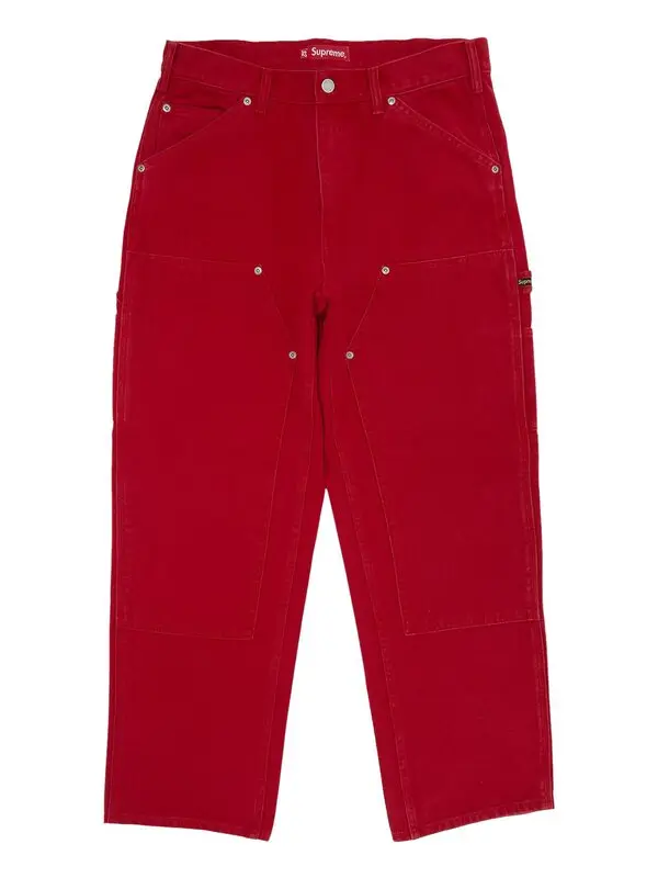 Supreme Double Knee Painter Pant - Red