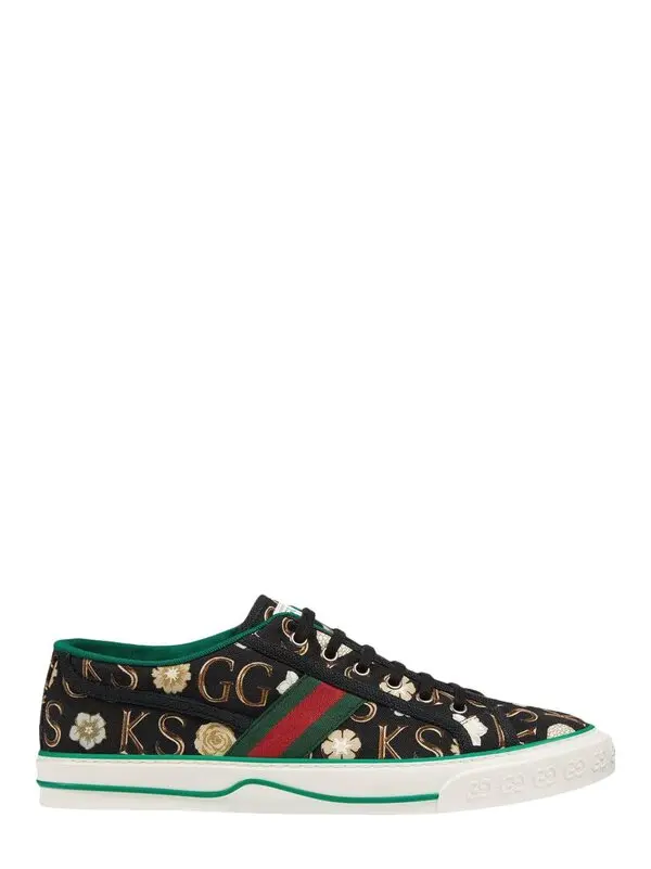 Gucci Ken Scott X Tennis 1977 Monogram Sneakers - Black