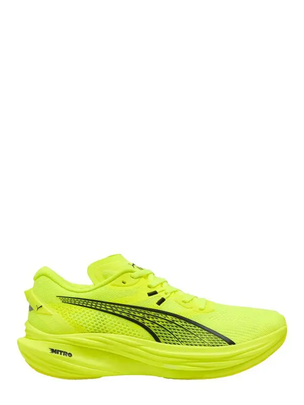 PUMA Deviate Nitro 3 Alert Black Sneakers - Yellow