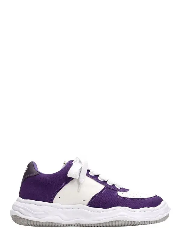 Mihara Yasuhiro Wayne Og Sole Canvas Low Sneakers - Purple