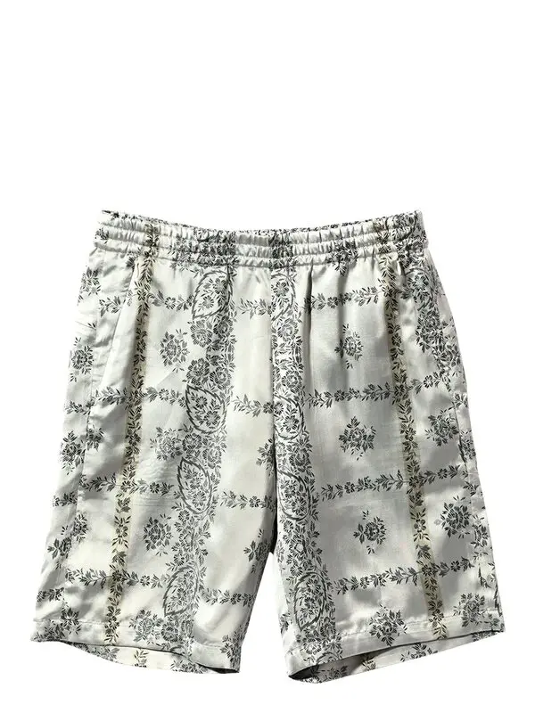 Needles Floral Print Basketball Shorts - White