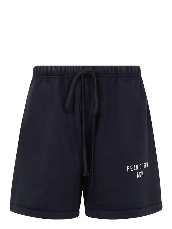 Fear Of God Heavy Fleece Soccer Short - Black