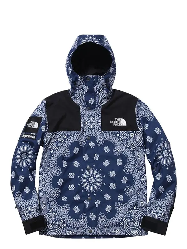 Supreme X The North Face Bandana Mountain Jacket - Blue